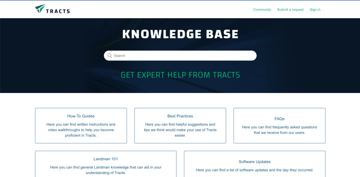 Tracts Knowledge Base | Tracts | Title Management Platform
